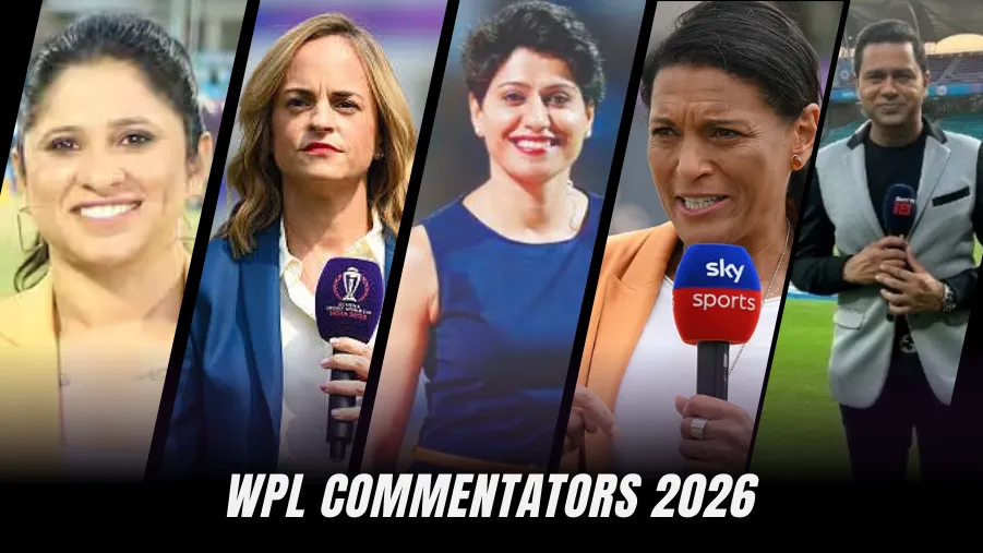 WPL Commentators 2026: Full List of Commentary Panel & Presenters